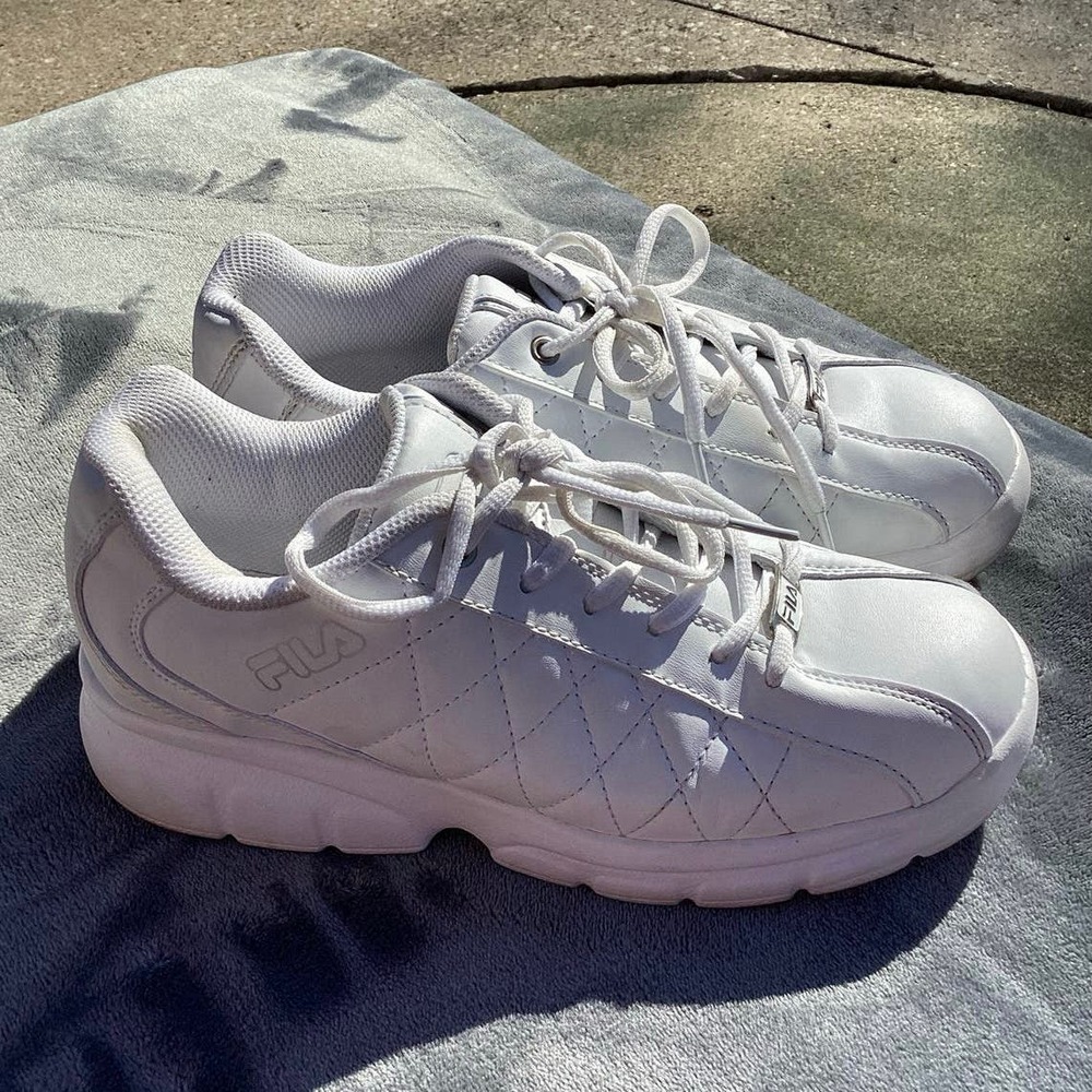 Fila Womens Fulcrum White Casual Shoes Sneakers Size … - Gem